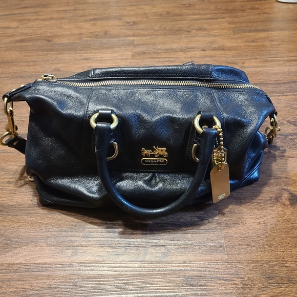 Coach | Bags | Coach Madison Sabrina Black Leather Bag Purse Nwt | Poshmark